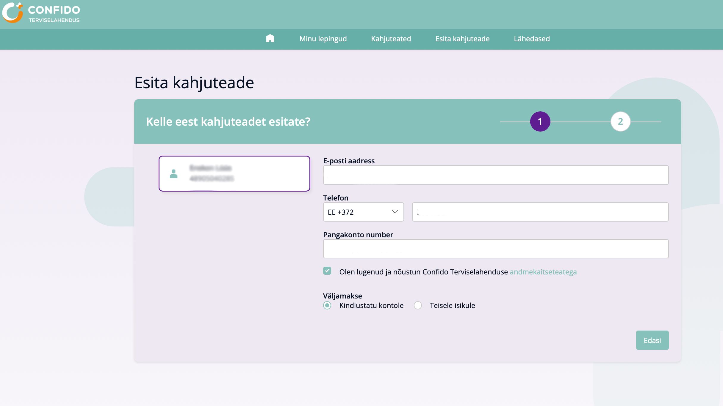 Teata kahjust - Confido Terviselahendus